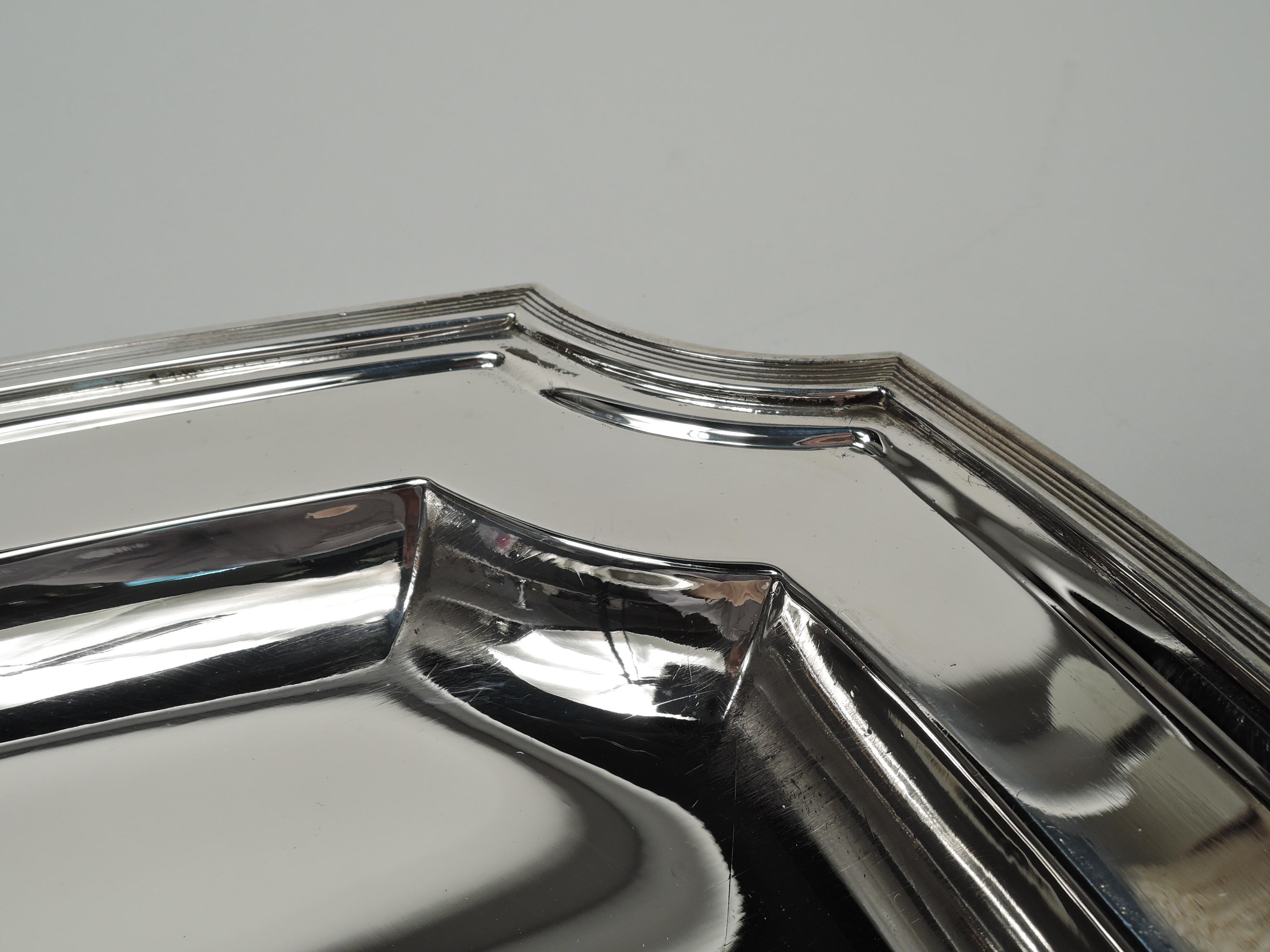 Tiffany Hampton American Art Deco Sterling Silver Serving Tray For Sale ...