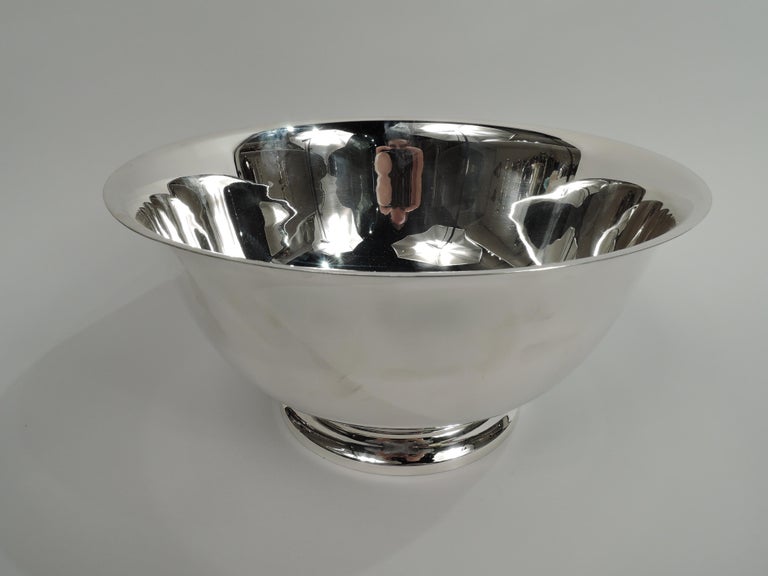 Tiffany Large and Traditional Sterling Silver Revere Trophy Bowl at 1stDibs
