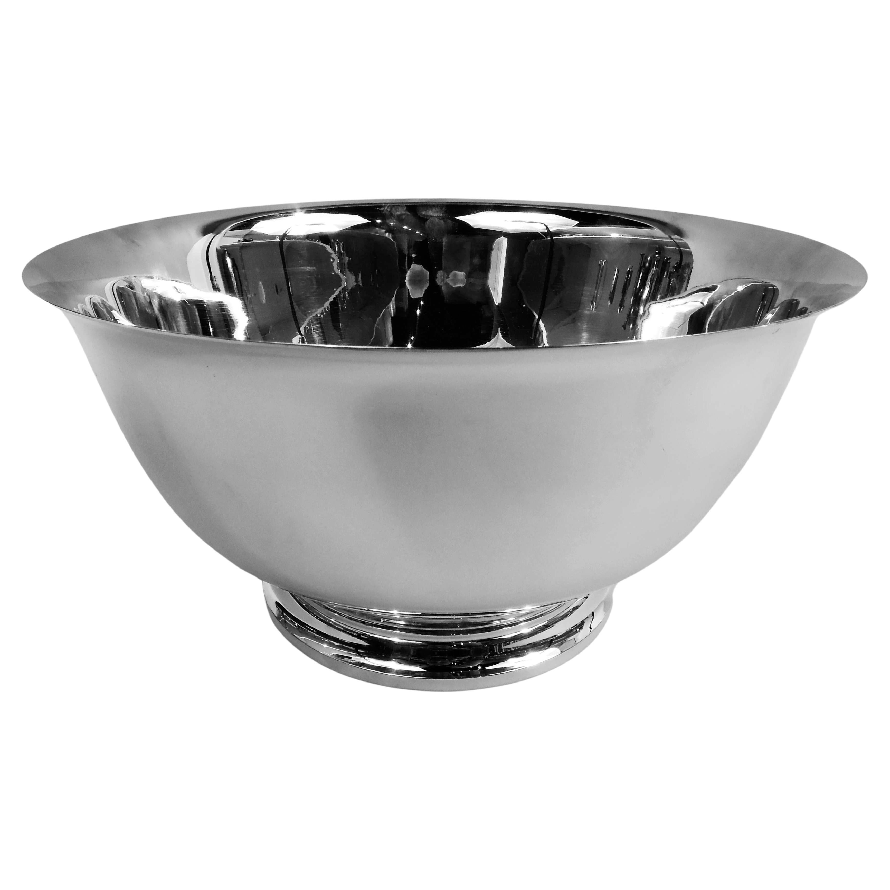 Tiffany Large and Traditional American Sterling Silver Revere Bowl For ...