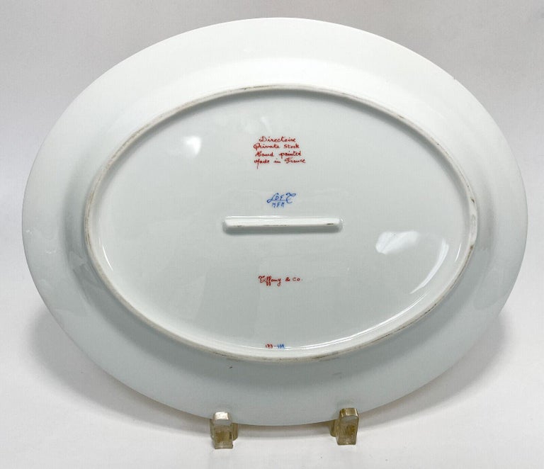 Tiffany Le Tallec Private Stock Porcelain Oval Serving Tray in ...