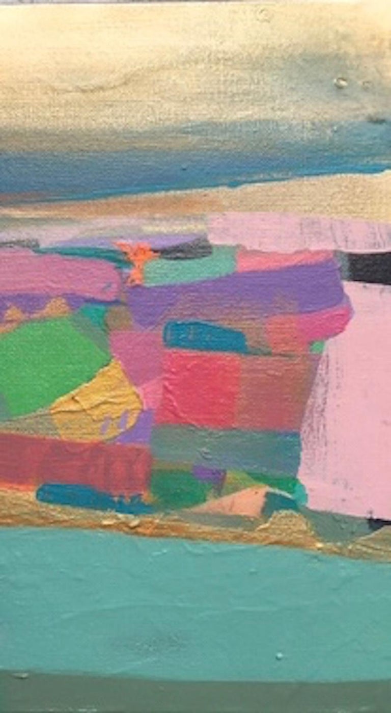 Tiffany Lynch - Gold Sky Harbour, Tiffany Lynch, Original Abstract ...