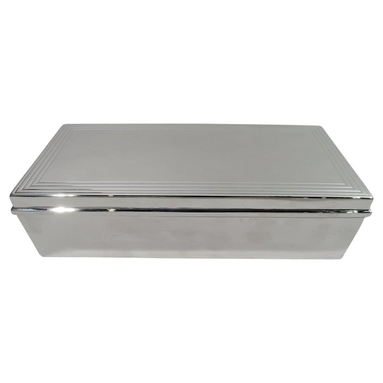 Tiffany Midcentury Modern Sterling Silver Box at 1stDibs