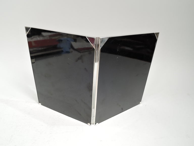 Tiffany and Co. Mid-Century Modern Sterling Silver Double Picture Frame ...