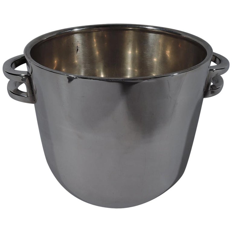 Tiffany Modern Classical Sterling Silver Ice Bucket For Sale at 1stDibs