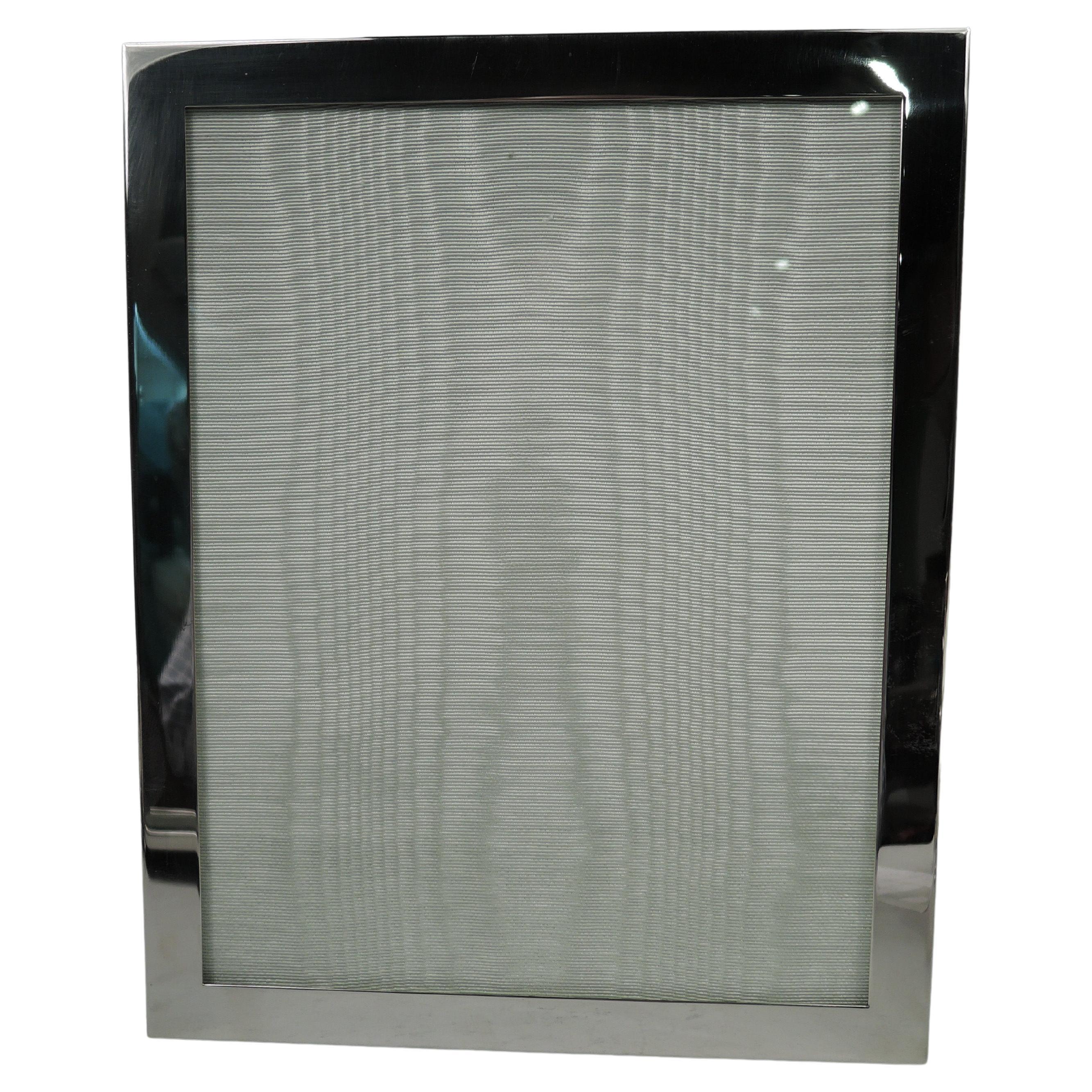 Marco moderno Tiffany de plata de ley para cuadro de retrato o paisaje ...