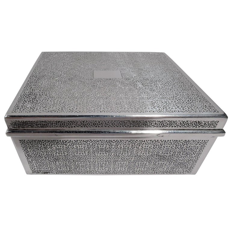 Tiffany Small and Modern Sterling Silver Box at 1stDibs