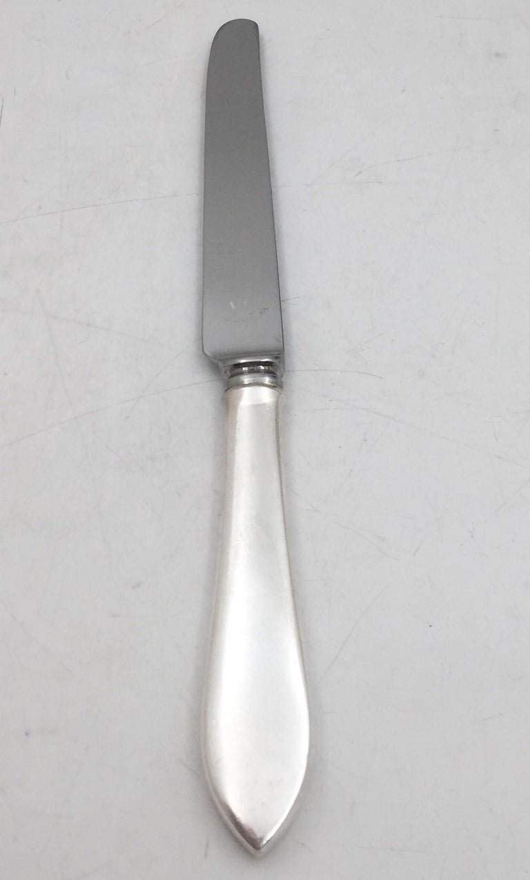 Tiffany Sterling Silver 1923 79-Piece Flatware Set in Faneuil Pattern ...