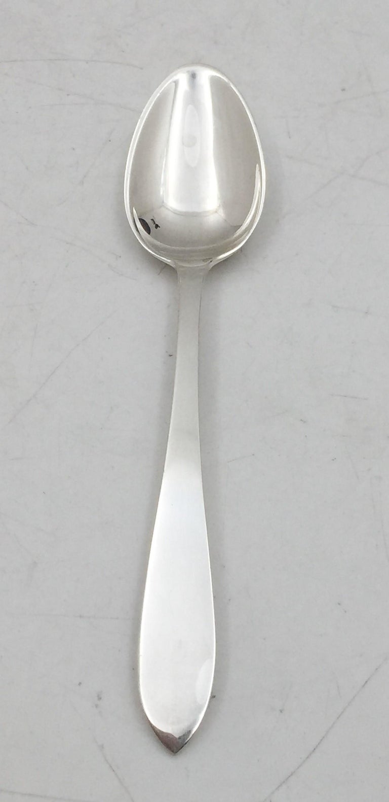 Tiffany Sterling Silver 1923 79-Piece Flatware Set in Faneuil Pattern ...