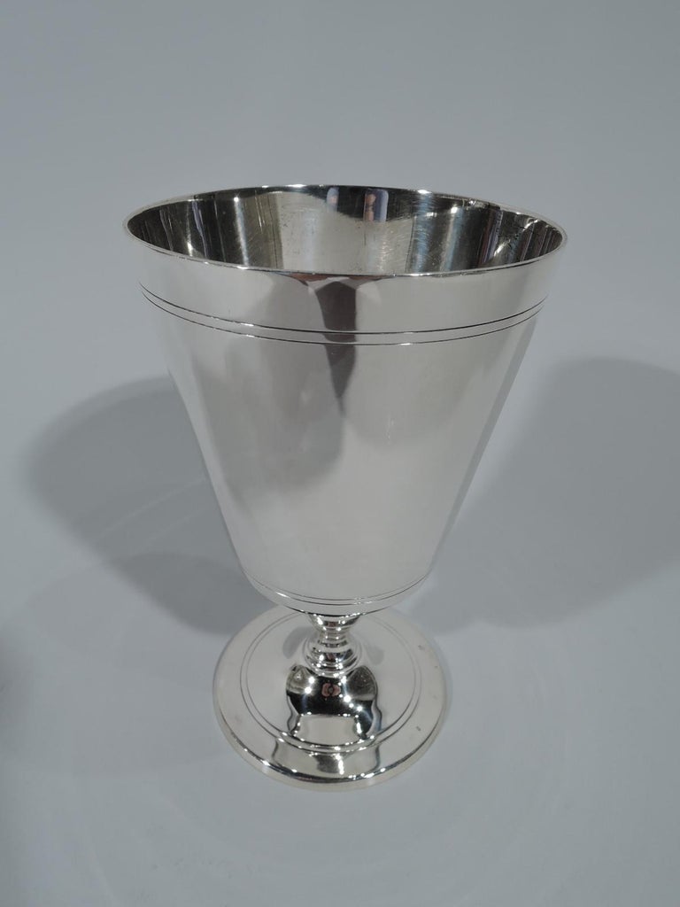 Tiffany Sterling Silver Drinks Set with Pitcher and Goblets on Tray For ...