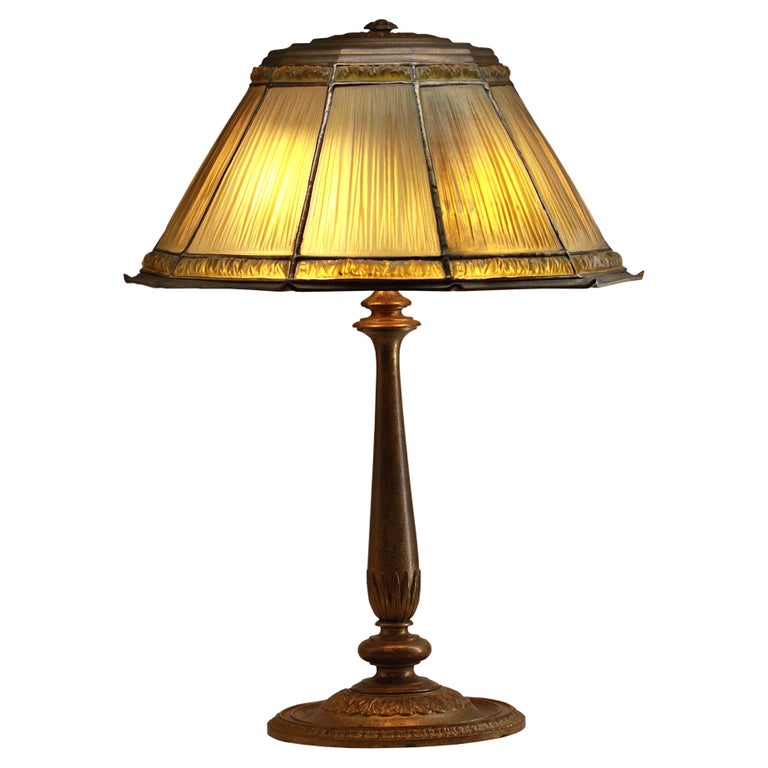 Tiffany Studios "Linen Fold" "Favrile-Fabrique" For Sale at 1stDibs