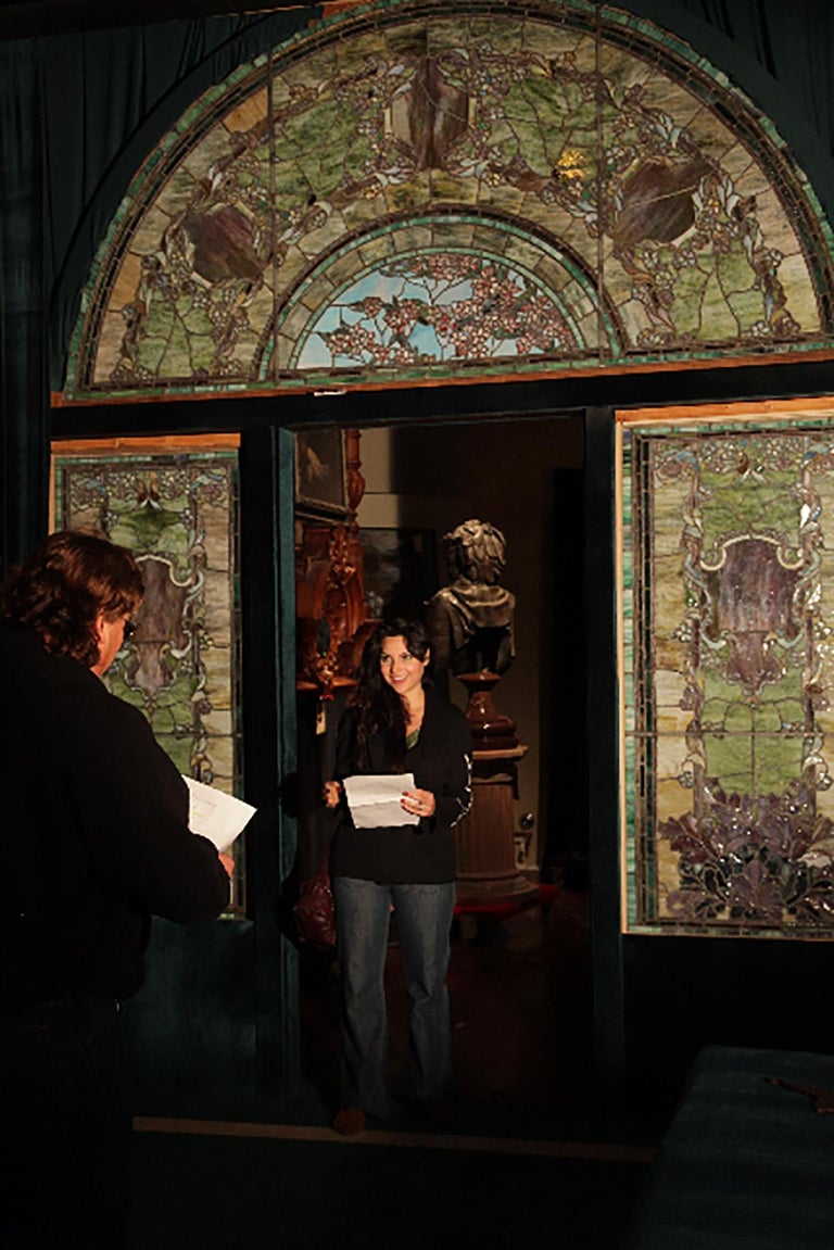 Tiffany Studios Glass Decorating New York Monumental Interior Entry For ...