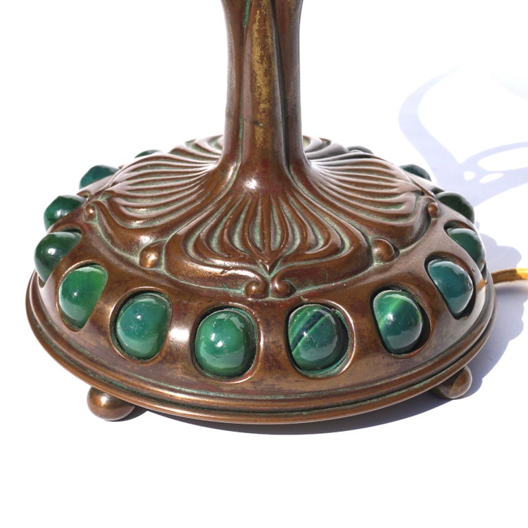 Tiffany Studios Jeweled Turtle Back Table Lamp at 1stDibs | tiffany ...