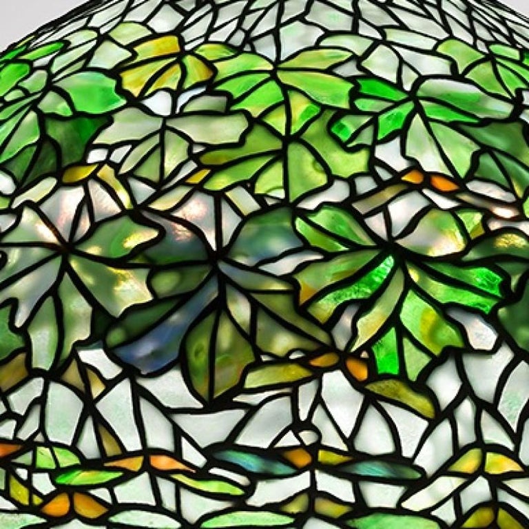 Tiffany Studios "Maple Leaf" Floor Lamp at 1stDibs