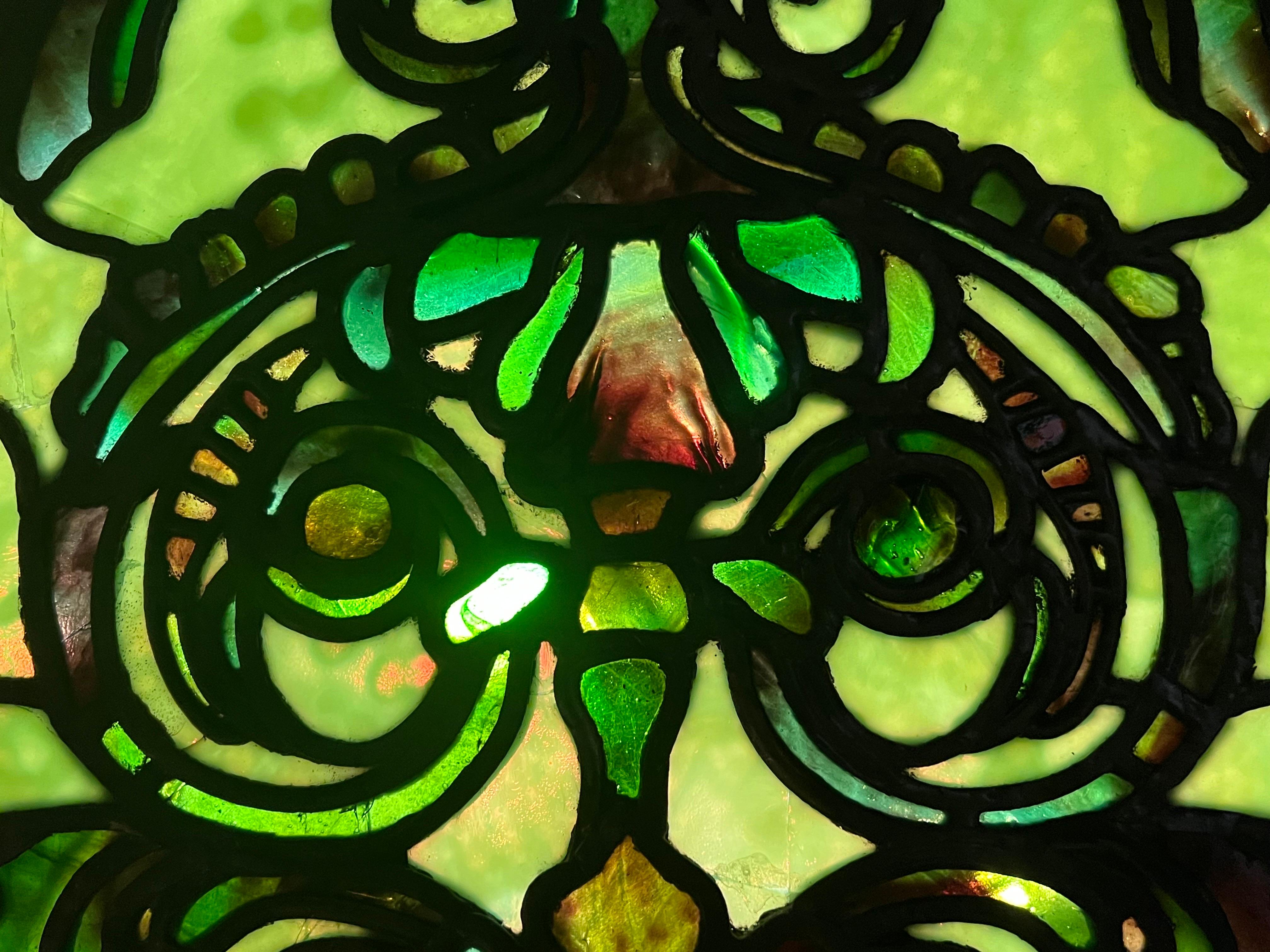 Tiffany Studios rare Monumental Historicsl Museum Window Westinghouse ...