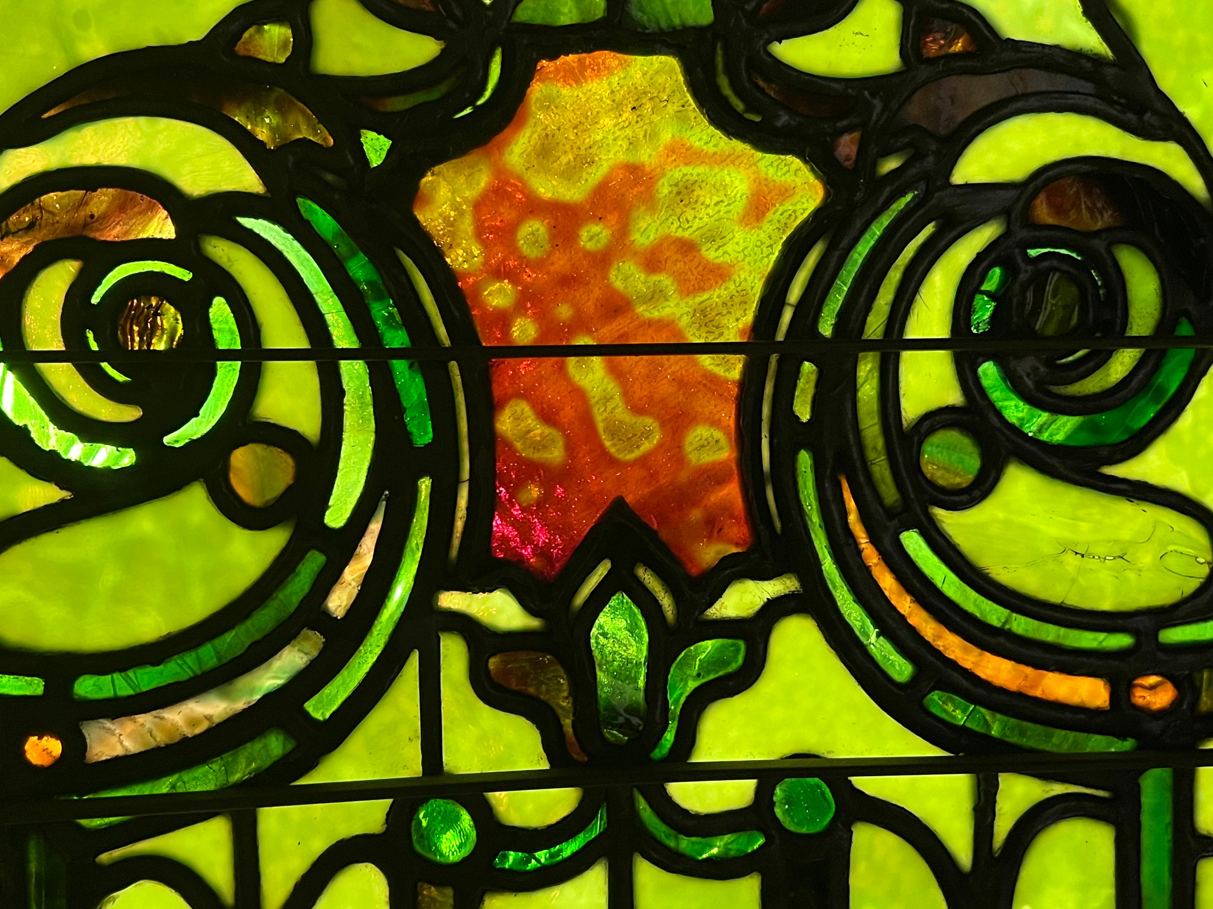 Tiffany Studios rare Monumental Historicsl Museum Window Westinghouse ...