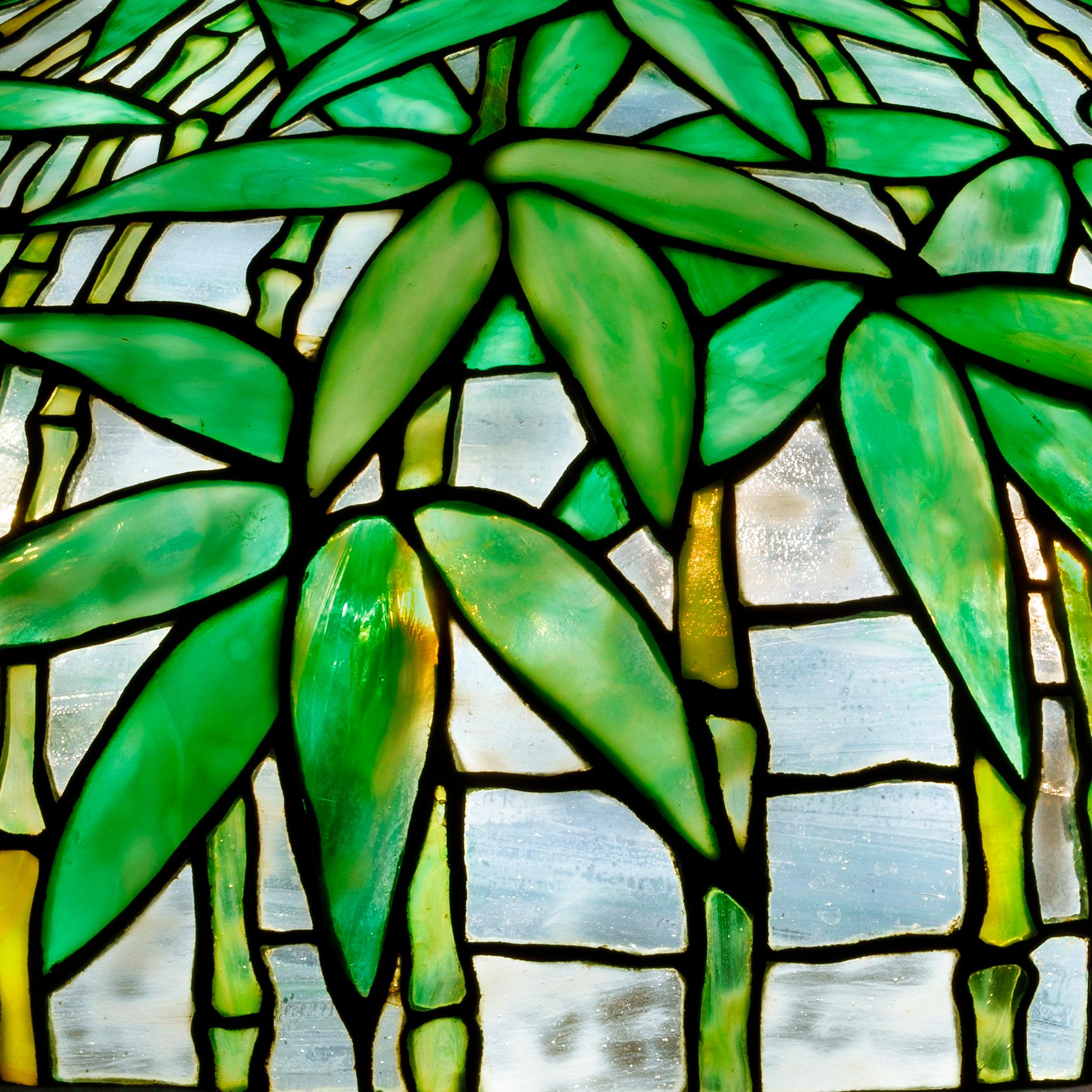 Tiffany Studios New York "Bamboo" Table Lamp For Sale at 1stDibs