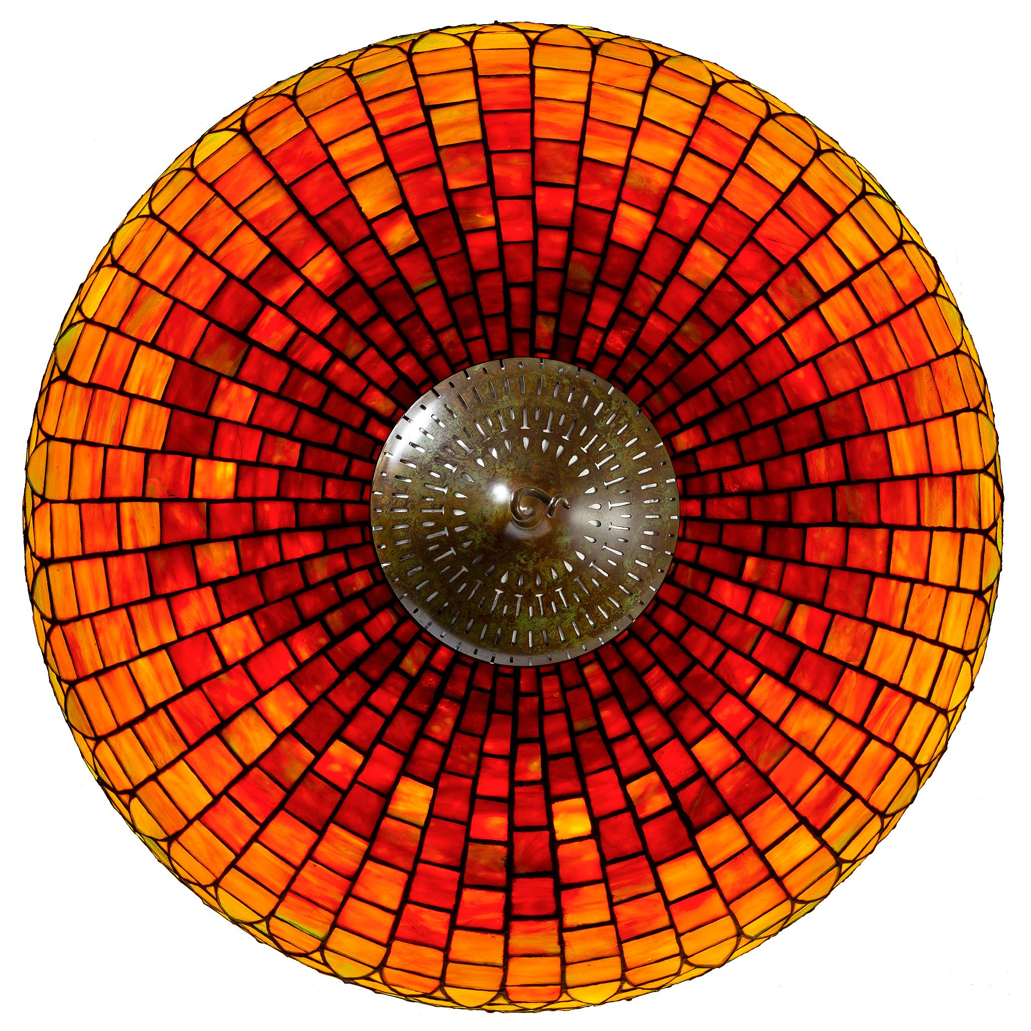 Tiffany Studios New York "Curtain" Border Floor Lamp For Sale at 1stDibs