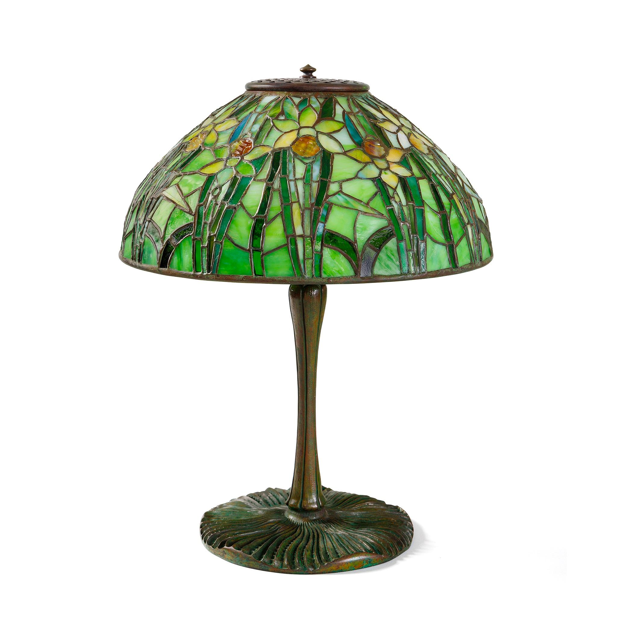 Tiffany Studios New York "Daffodil" Table Lamp For Sale at 1stDibs
