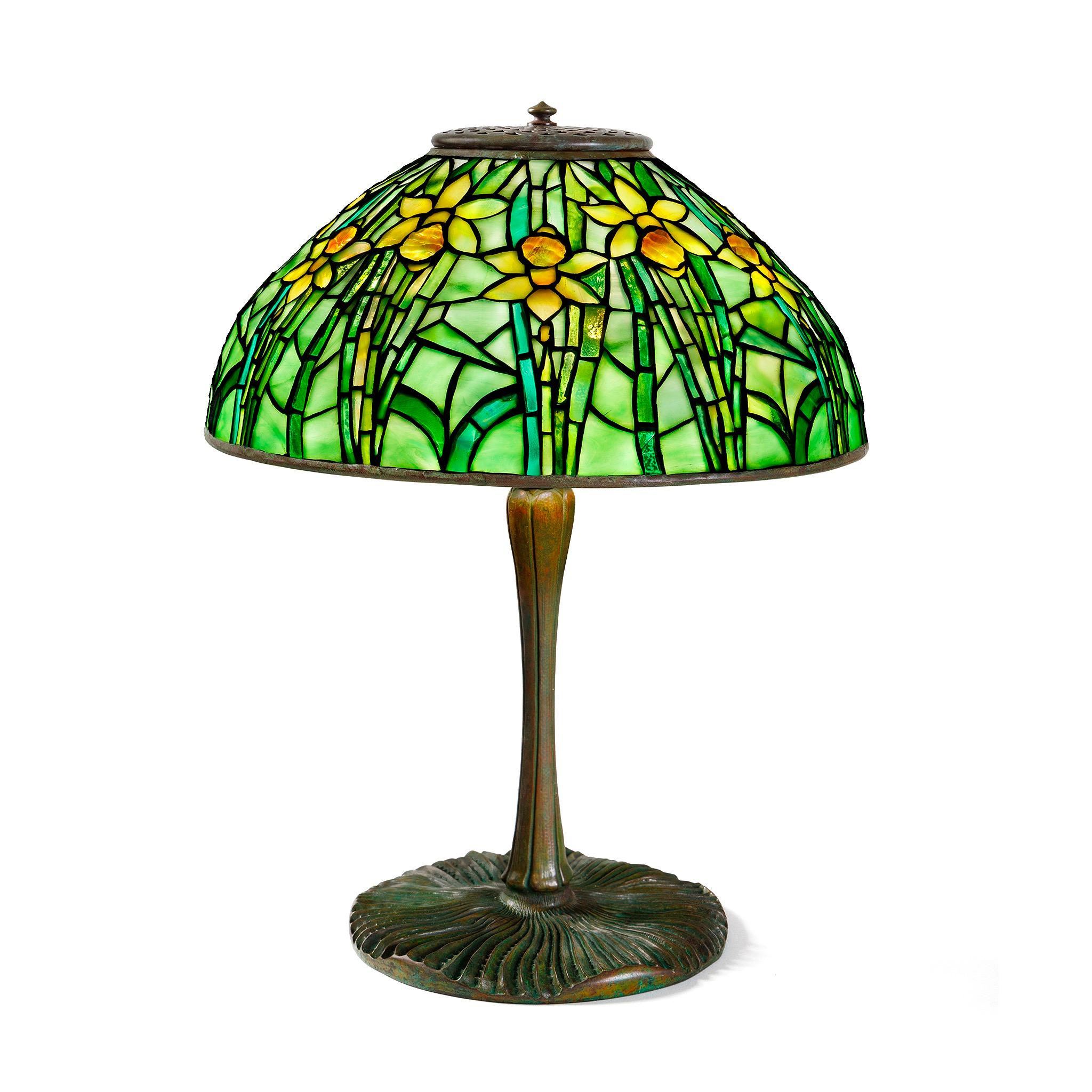 Tiffany Studios New York "Daffodil" Table Lamp For Sale at 1stDibs