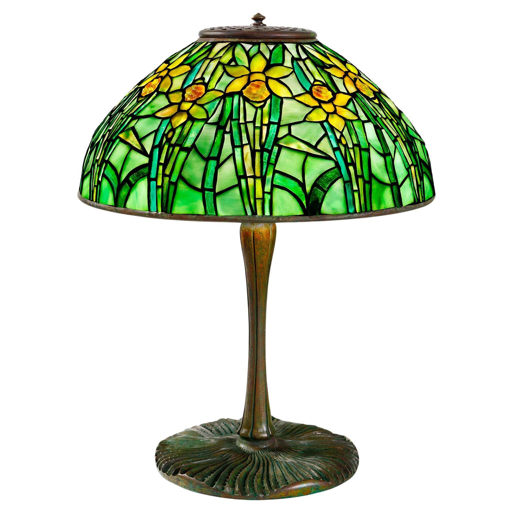 Tiffany Studios New York "Daffodil" Table Lamp For Sale at 1stDibs