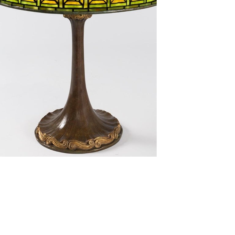 Tiffany Studios New York "Greek Key" Table Lamp at 1stDibs | tiffany ...