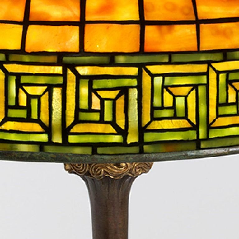 Tiffany Studios New York "Greek Key" Table Lamp at 1stDibs | tiffany ...