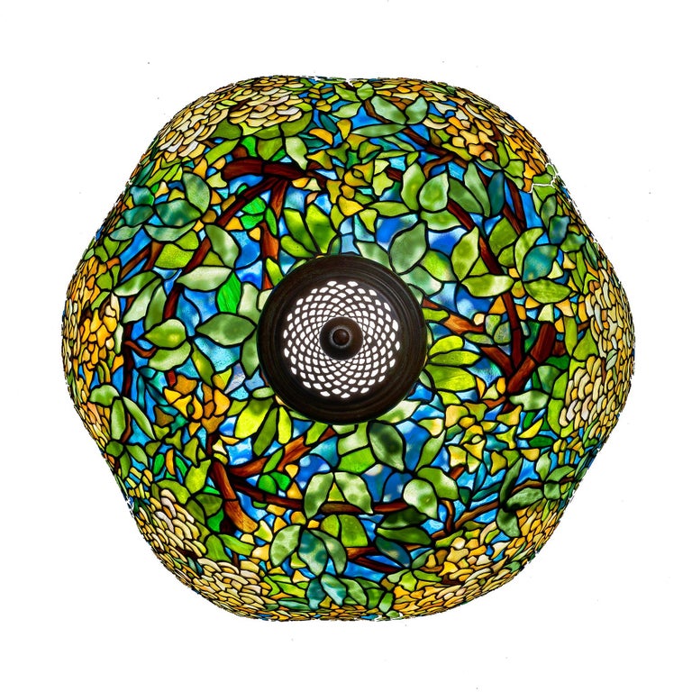 Tiffany Studios New York "Laburnum" Table Lamp For Sale at 1stDibs