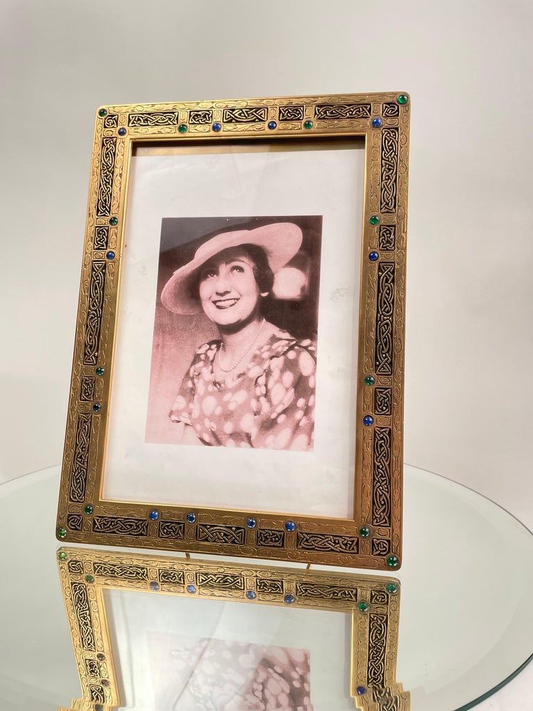 Tiffany Studios Ninth Century Pattern Large Picture Frame at 1stDibs