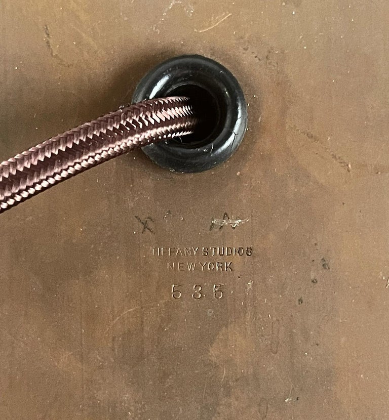 Tiffany Studios Oriental Pattern Table Lamp For Sale at 1stDibs