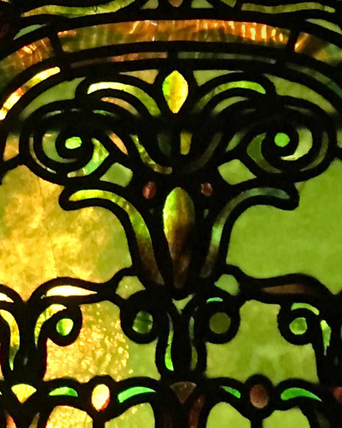 Tiffany Studios rare Monumental Historicsl Museum Window Westinghouse ...