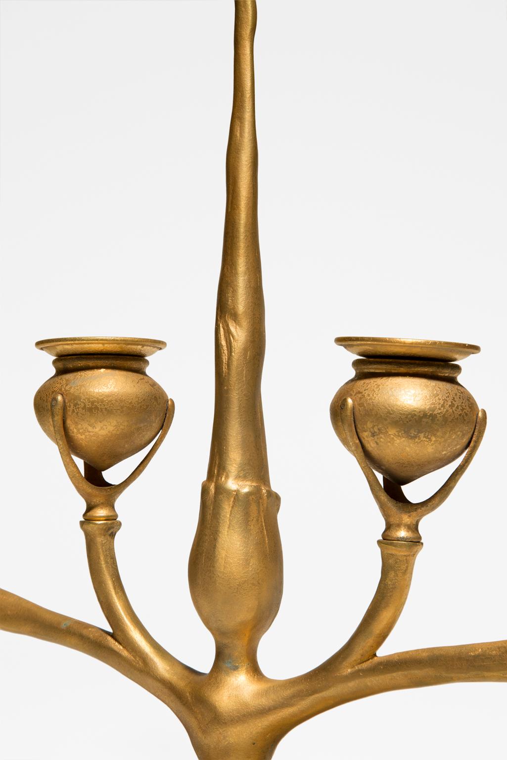 Tiffany Studios - Tiffany Studios Gilt Bronze Candelabra at 1stDibs ...