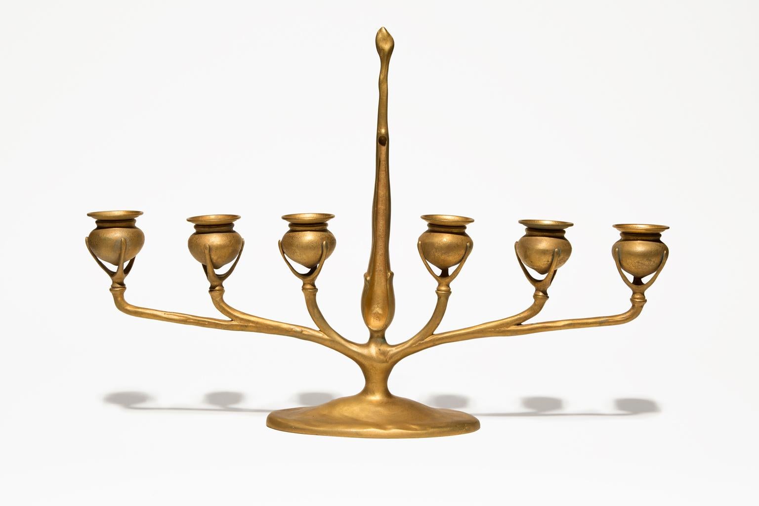 Tiffany Studios - Tiffany Studios Gilt Bronze Candelabra at 1stDibs ...