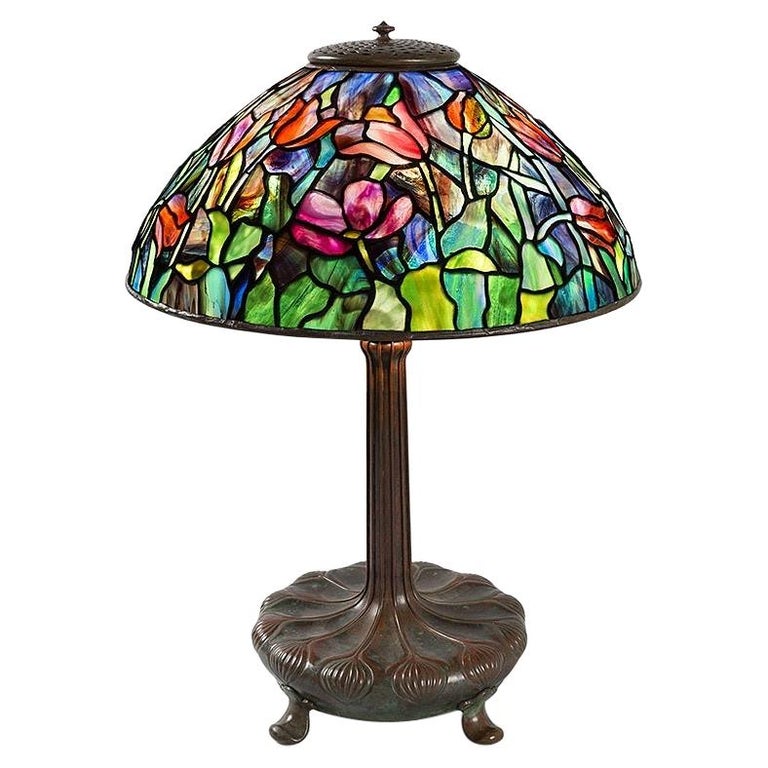 Tiffany Studios "Tulip" Table Lamp For Sale at 1stDibs | tulip tiffany ...