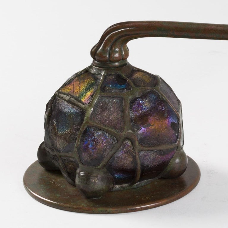 Tiffany Studios "Turtleback Ball" Desk Lamp at 1stDibs