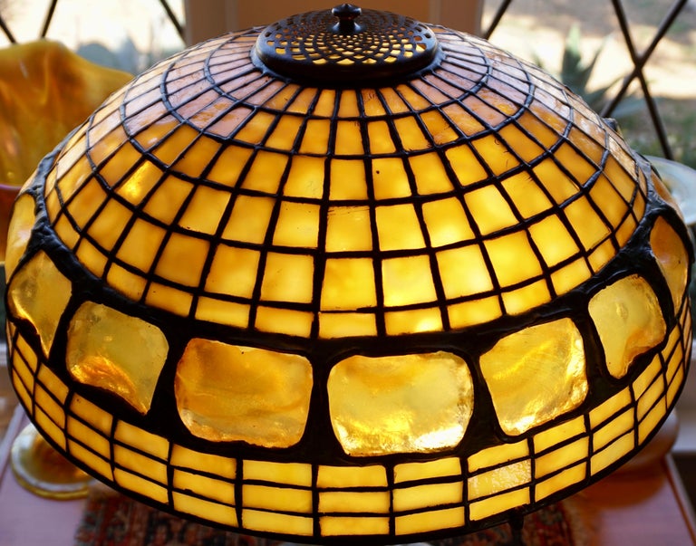 Tiffany Studios Turtleback Table Lamp at 1stDibs