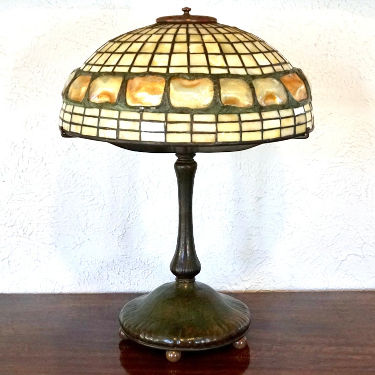 Tiffany Studios Turtleback Table Lamp at 1stDibs | tiffany turtleback ...