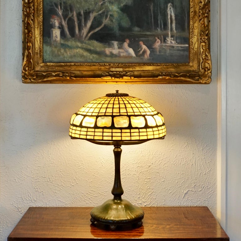 Tiffany Studios Turtleback Table Lamp at 1stDibs | tiffany turtleback ...
