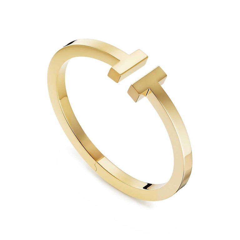 Tiffany T Square Bracelet in 18 Karat Gold at 1stDibs | tiffany t ...