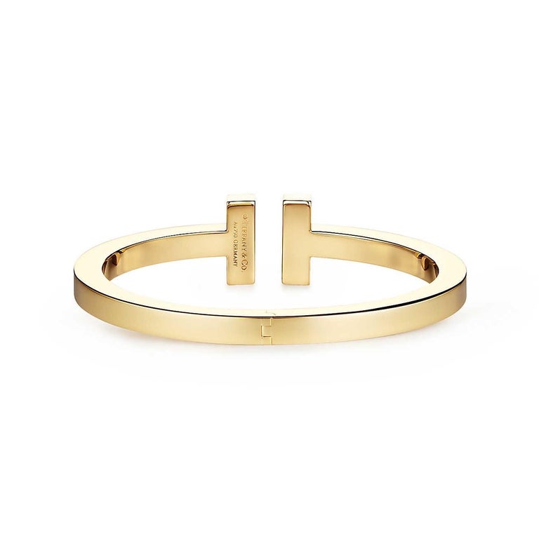 Tiffany T Square Bracelet in 18 Karat Gold at 1stDibs | tiffany t ...