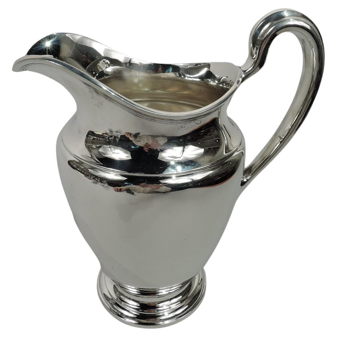 Sterling Silver Water Pitcher For Sale at 1stDibs
