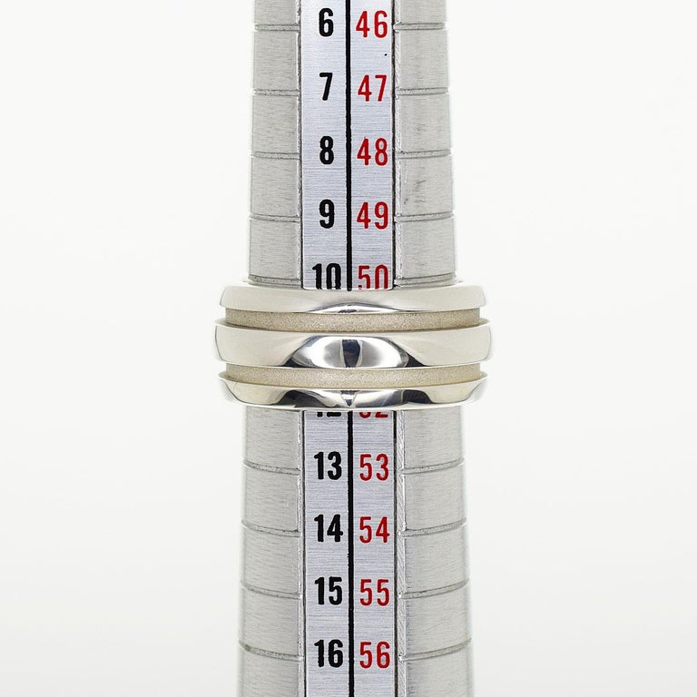 Tiffany and Co. Sterling 925 Silver 1995 Double Line Band Ring at ...