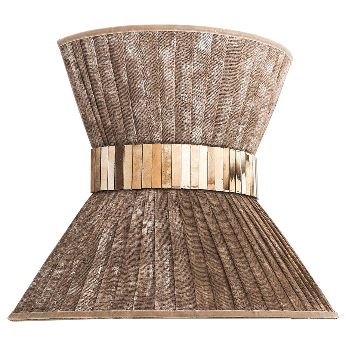 Wall Sconce Made in Champagne Finish Brass Decorative Glass in ...