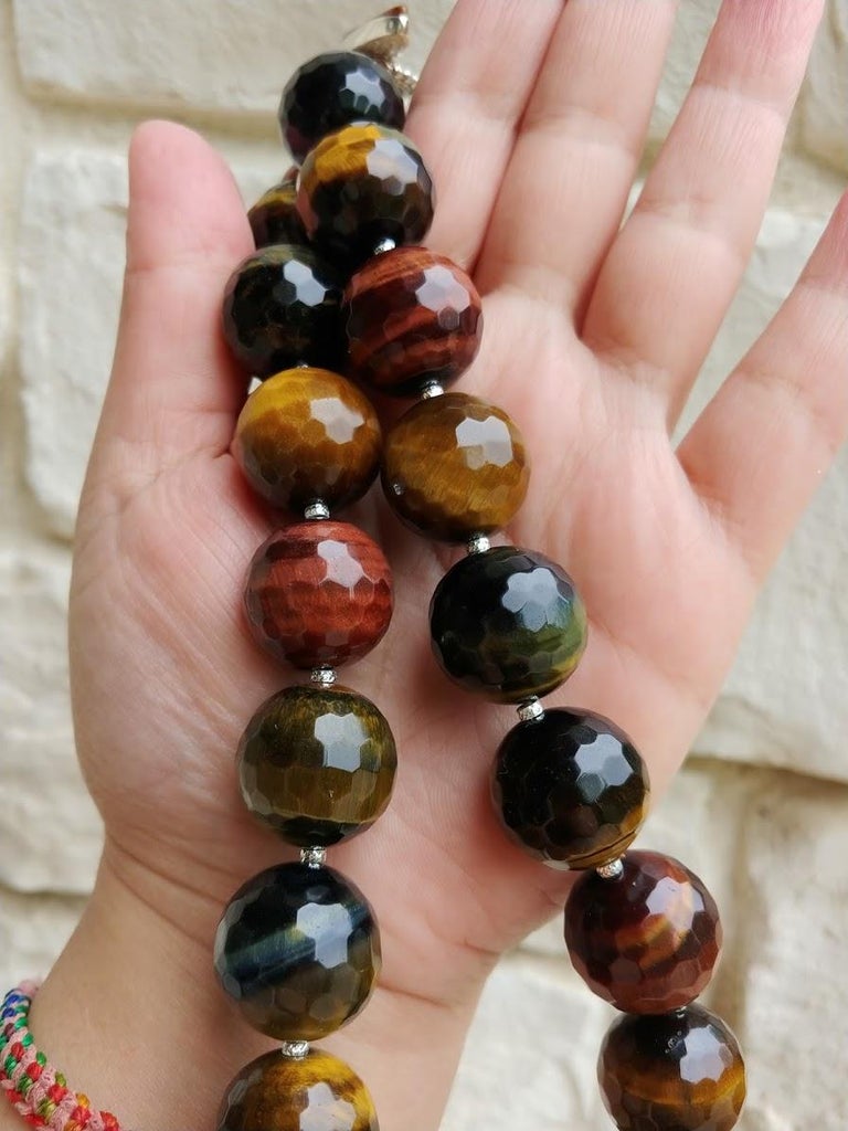 Tiger Eye Necklace at 1stDibs