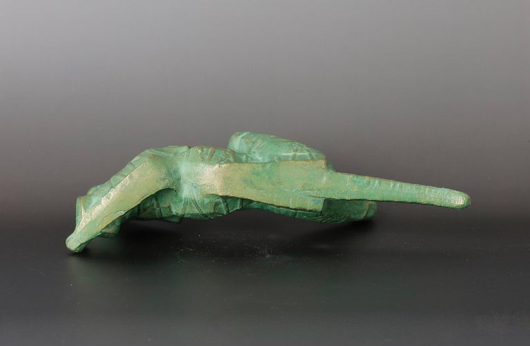 Tiger Sculpture Object by a Well Known Japanese Metal Artist For Sale ...
