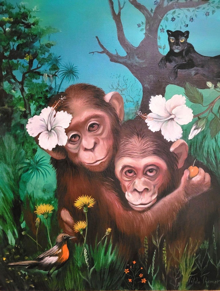 Tilda Thamar - Romance in the forest For Sale at 1stDibs