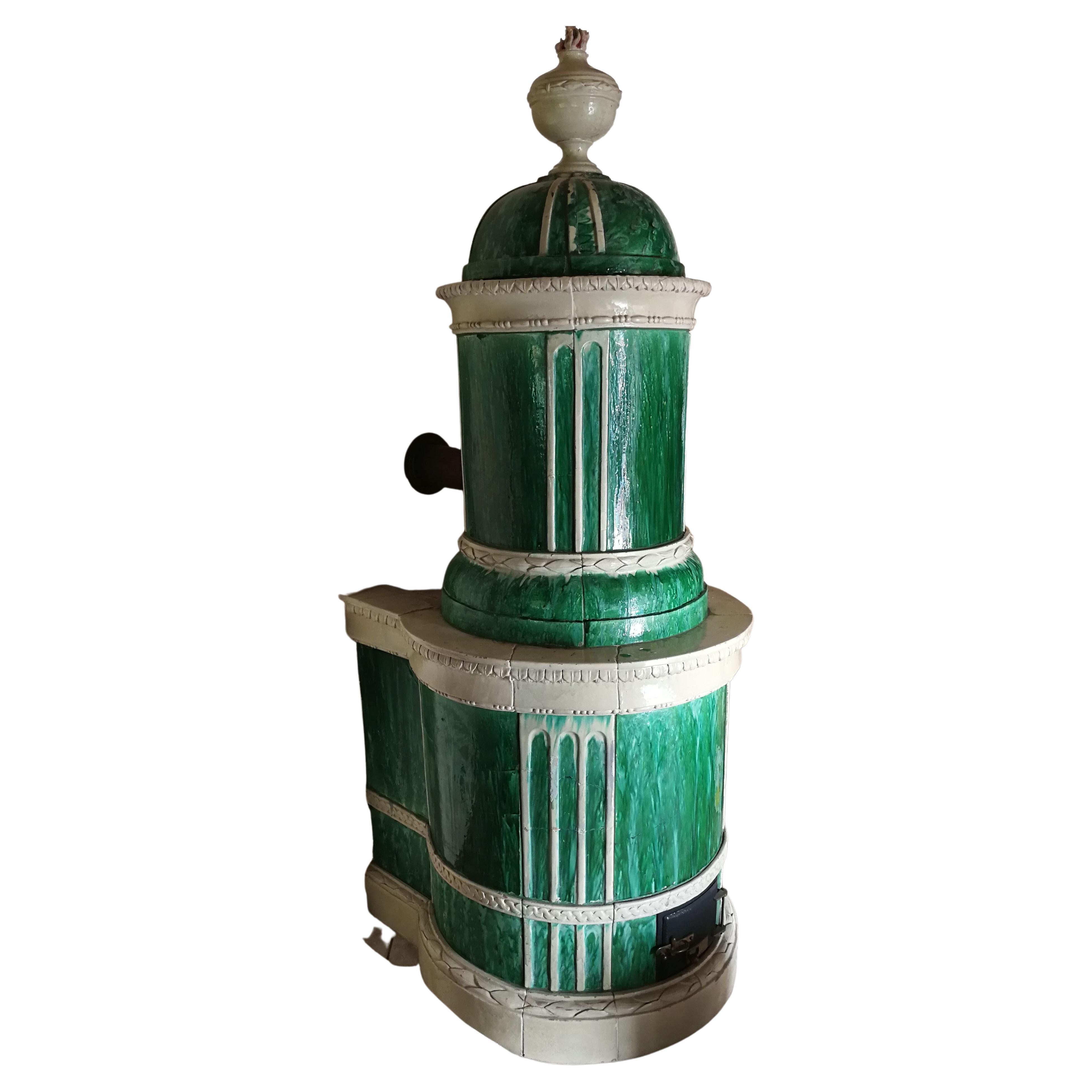 Rare French Antique Pair Original "Loebnitz-Faience-Stoves" 1860s Paris ...