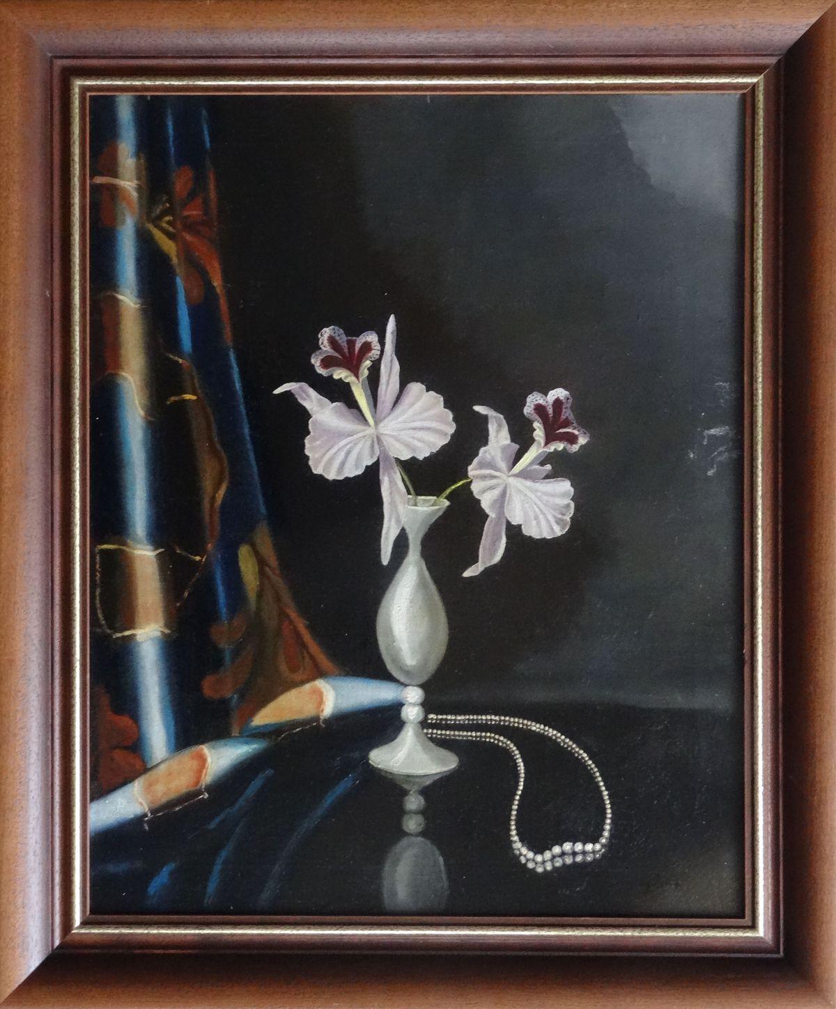 Tilly Moes - Still life with pearls. Oil on canvas, 50 x 40, 5 cm For ...