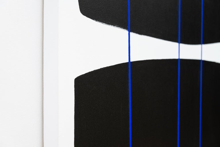 Tim Forbes - Parallelism - bold, black, white, blue, abstract ...