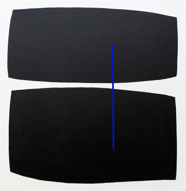 Tim Forbes - Quadrilogy 2 - bold, black, white, blue, abstract ...