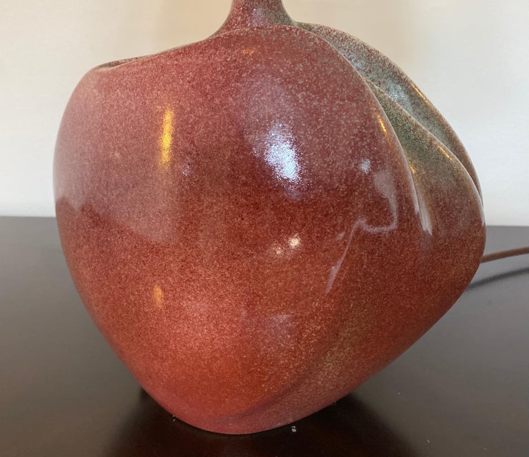 Tim Orr French 1960s Art Pottery Table Lamp For Sale at 1stDibs